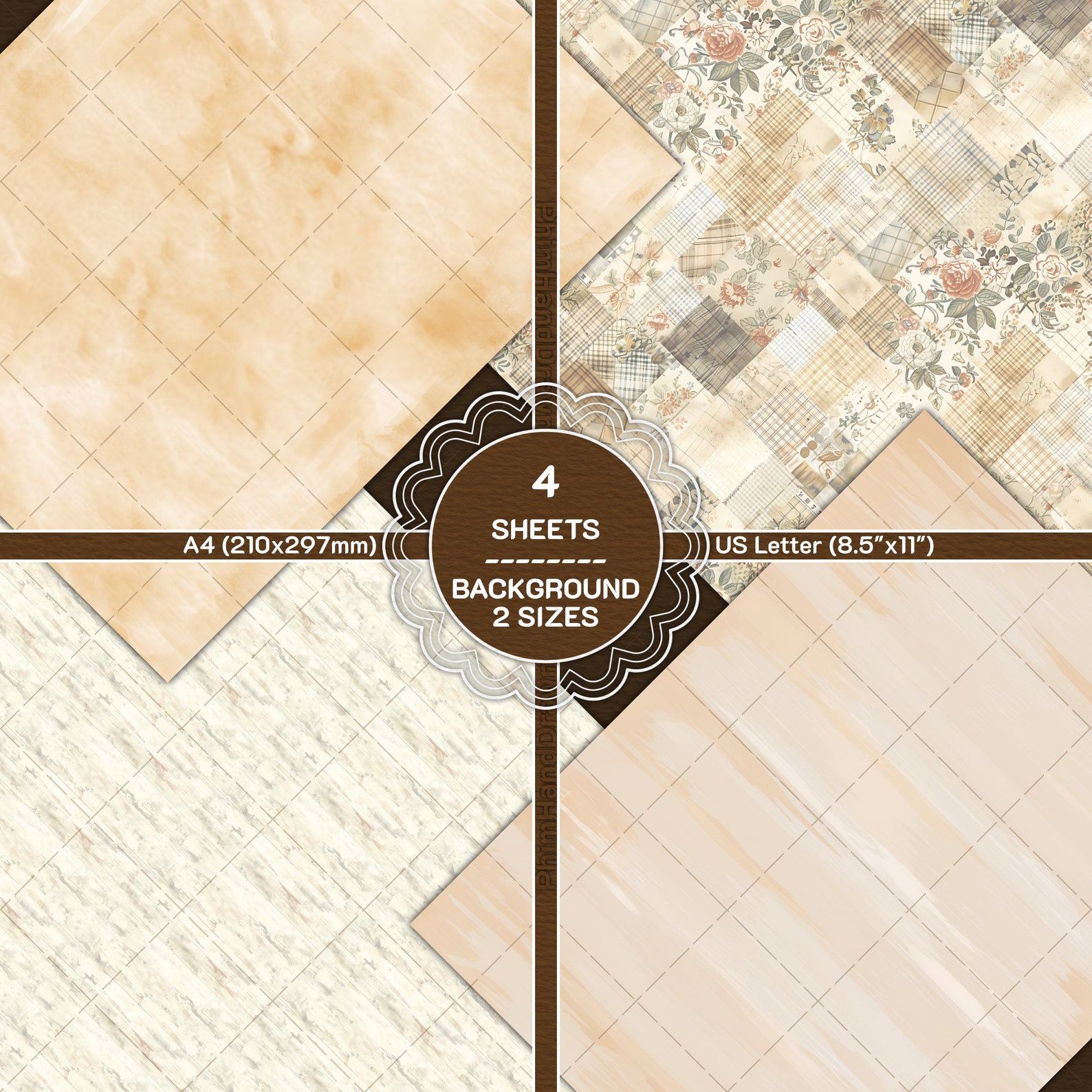 Farm House - Housing Decor - Printable Folio Junk Journal Kit - Junk ...
