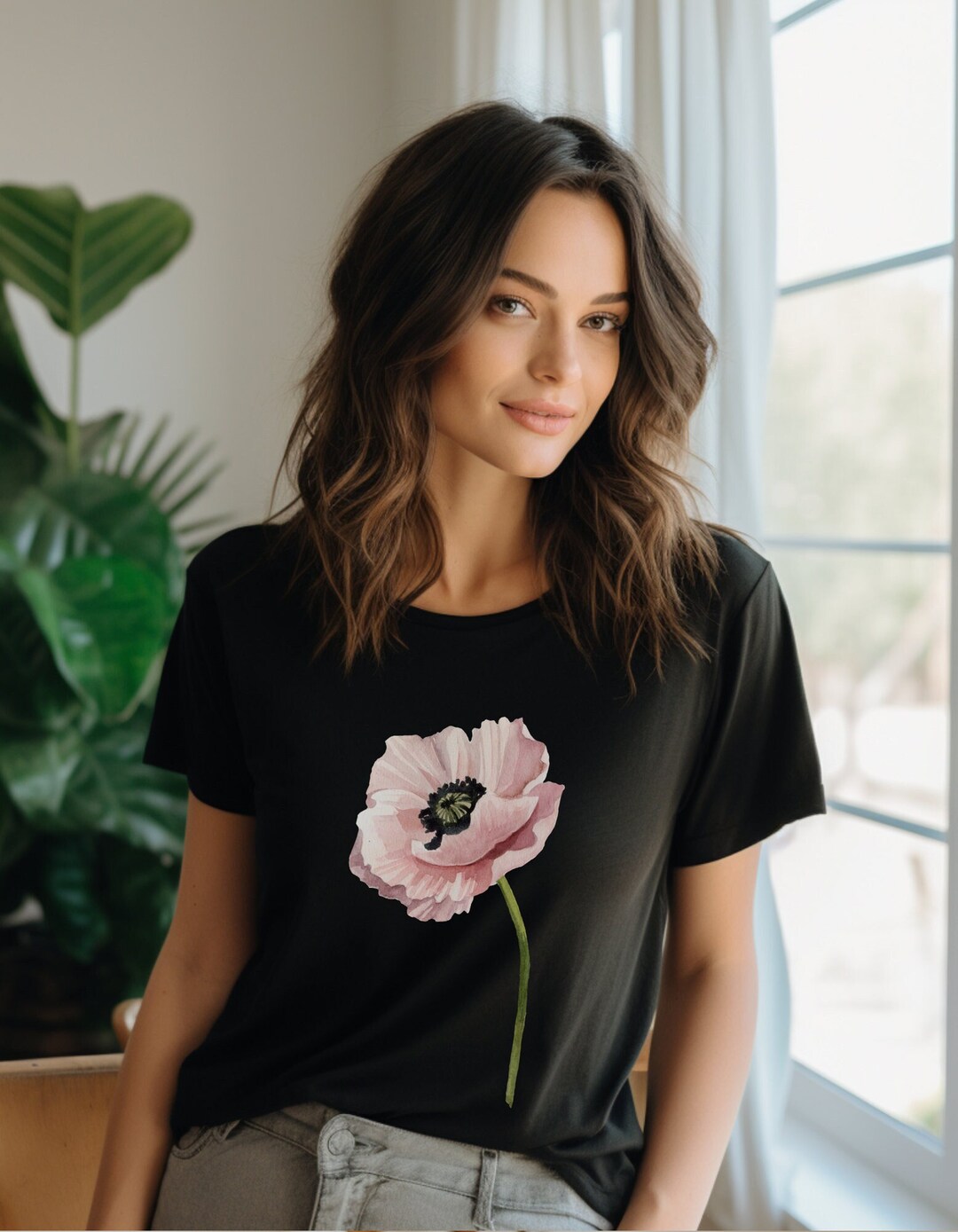 Minimalist T-shirt, Spring Flowers, Women's Clothing, Spring Fashion ...