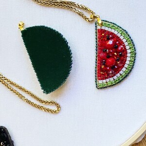 Palestinian Flag Brooches, Handmade Watermelon Pins, Beaded Jewelry ...