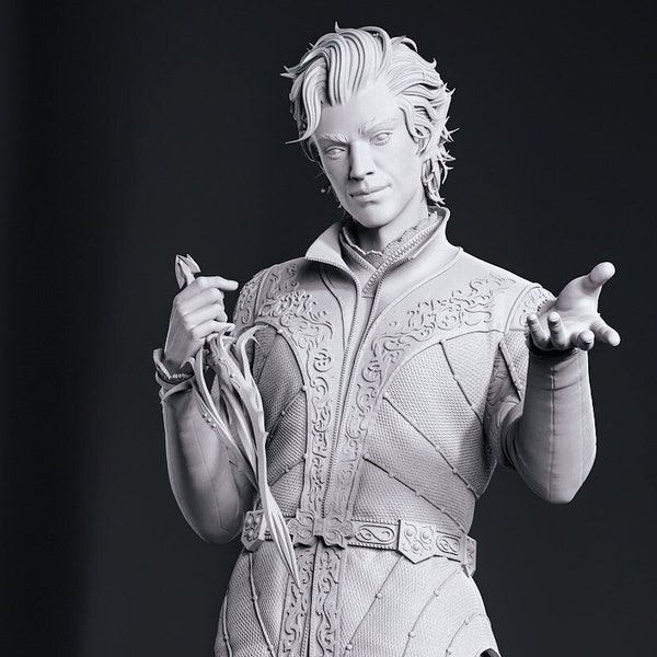 Purple Lightning Devil Fighter Queen Baldur's Gate 3 1/8 Scale Model ...