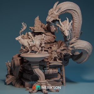 Orinthia the Magical Librarian by Nerikson - Elegoo Tough Resin 3D ...