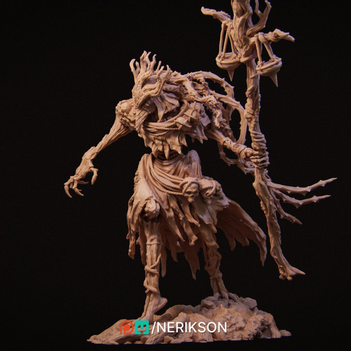 Famine Figure - the Four Horsemen Series | Nerikson's 3D Resin Model ...