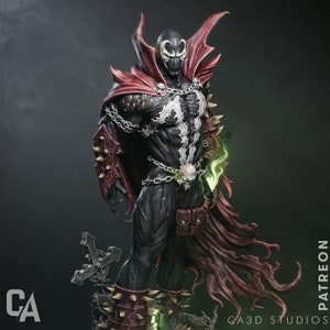 Dark Vigilante Spawn Warrior Model Kit – Precision 1/12 Scale ...