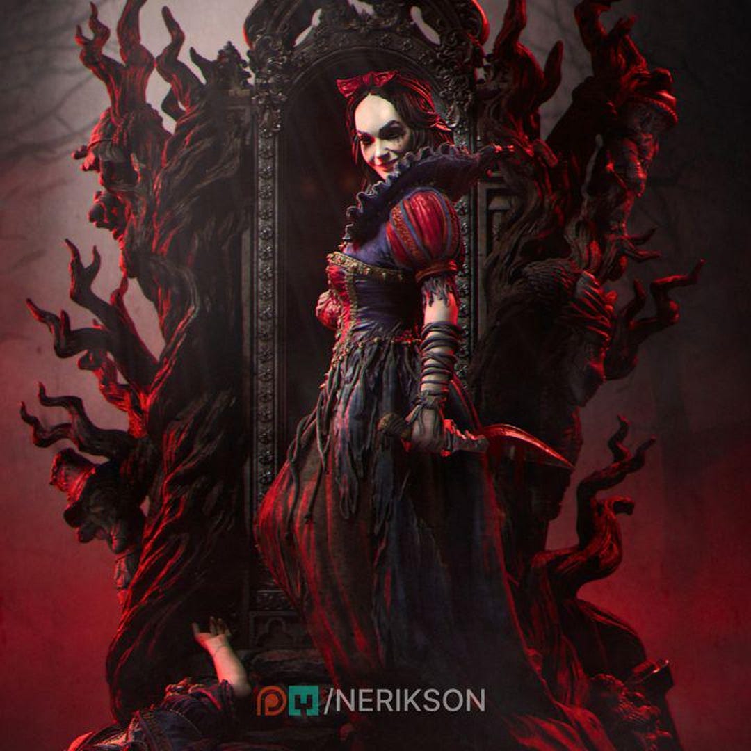 Fairest Princess & Magic Mirror Diorama | Nerikson Sculpt | 140mm or ...