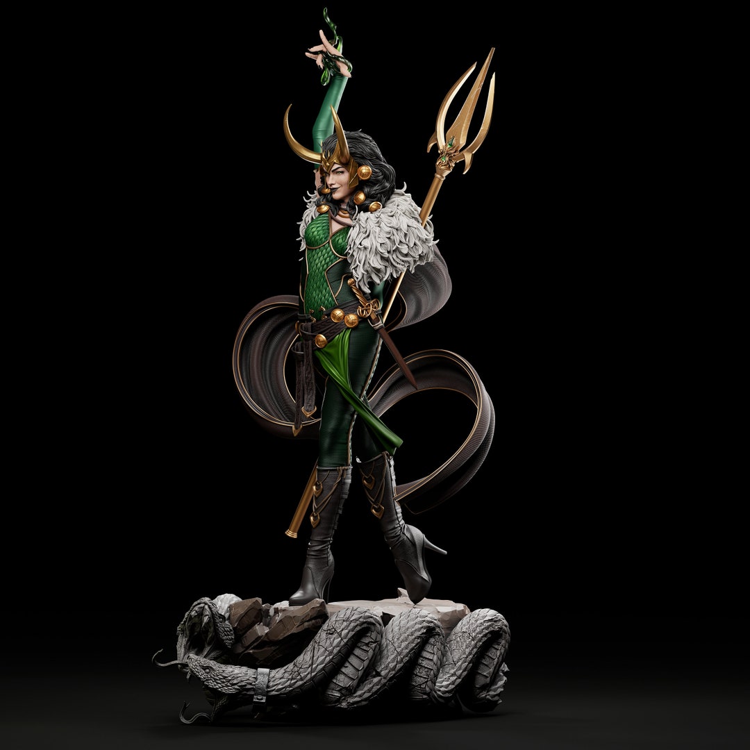 Goddess of Mischief Statue - Divine Trickster Fanart - CA3D - 1/6 or 1/ ...