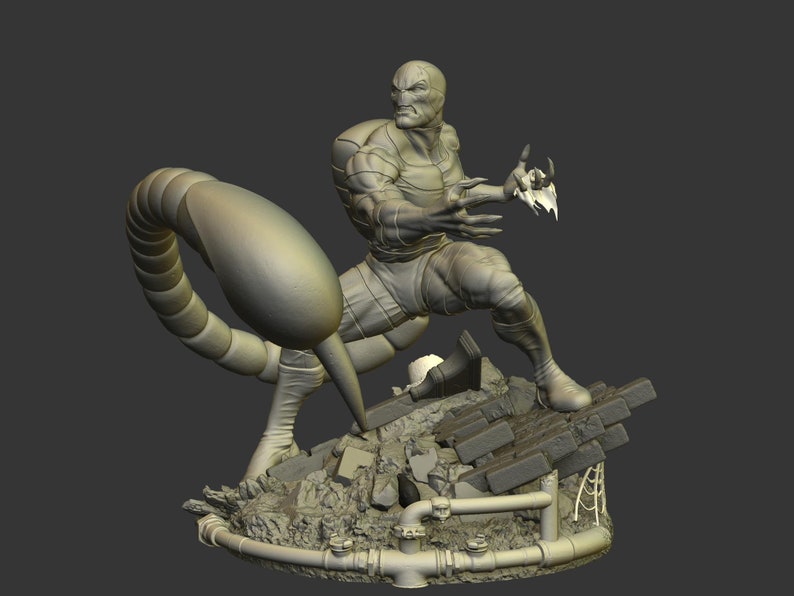 Scorpion Villain 3D Model Kit - 1/6th Scale | Elegoo Tough Resin ...