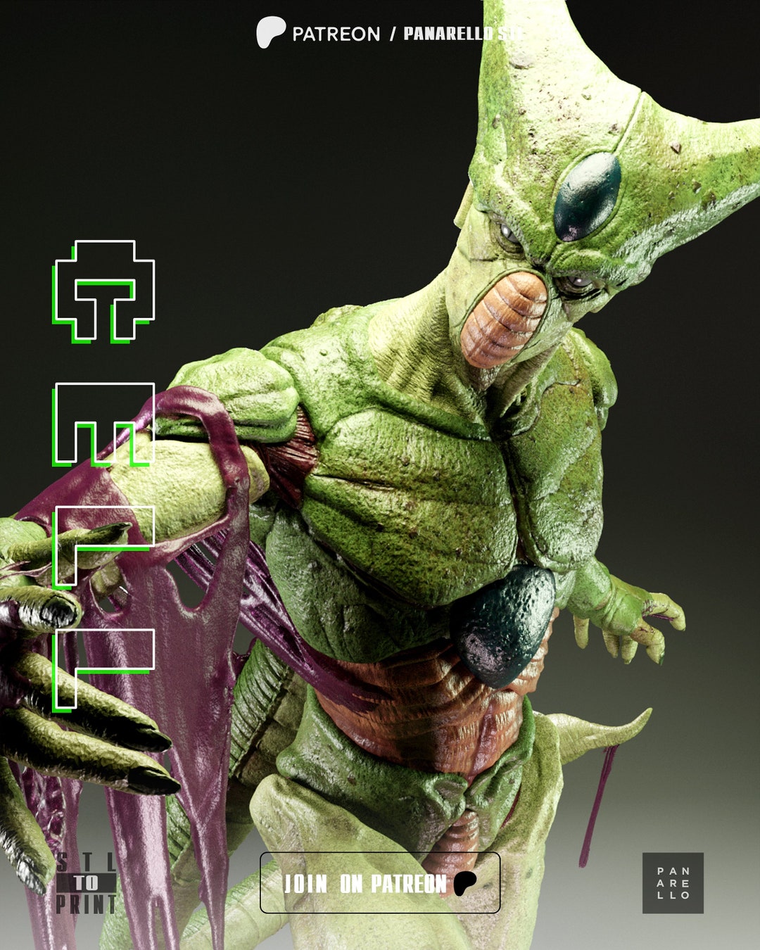 1/6th Scale Tough Resin Fanart Model Inspired by Perfect Anime Villain ...