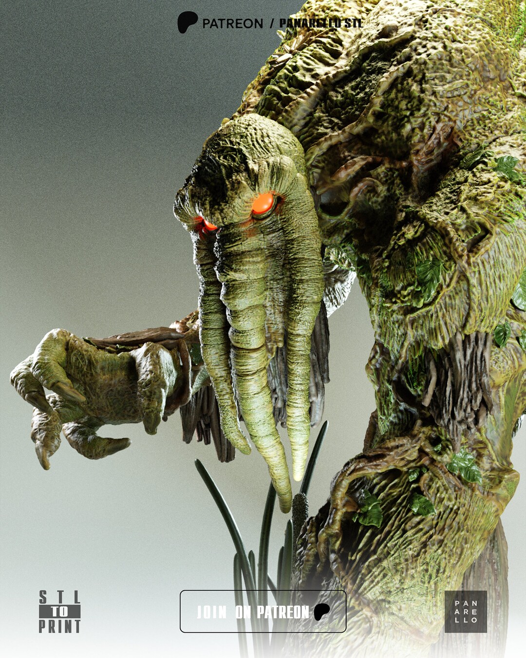 1/6th Scale Tough Resin Swamp Guardian Fanart Model by Panarello ...