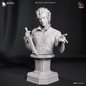 Astarion Figure - Baldur's Gate 3 Vampire Rogue - 1/8 Scale 3D Resin ...
