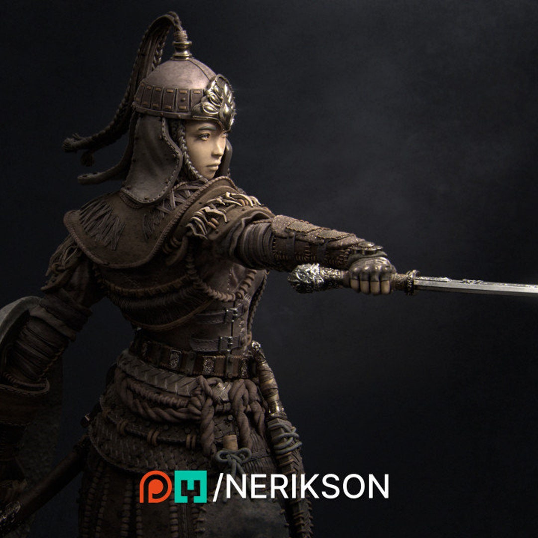 Thyra the Conqueror: 8K Resin Art by Nerikson for RPG & - Etsy