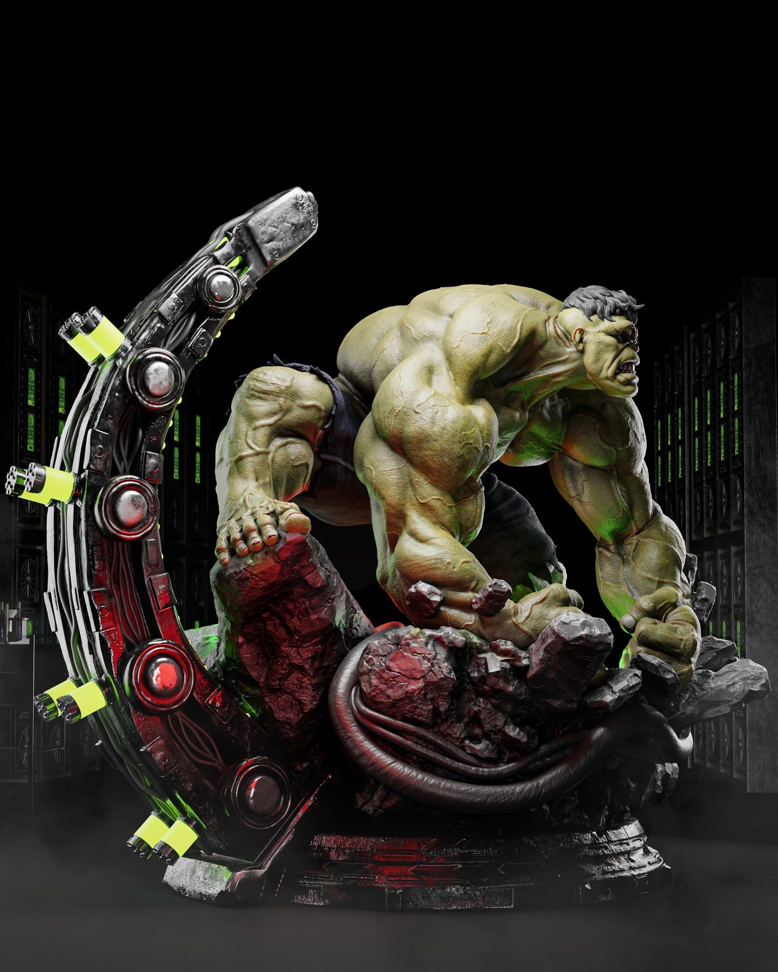 Green Titan Model Kit - 1/6 Scale High-quality Tough Resin Figure by ...
