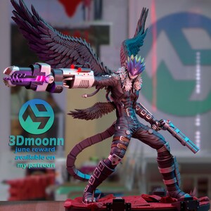 1/6 Scale Unpainted 3D Printed Menacing Figure With Custom Base ...