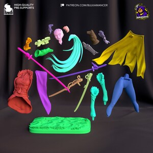 Swordmaster Samurai Woman - 223mm - A Tale of Resilience and Skill ...