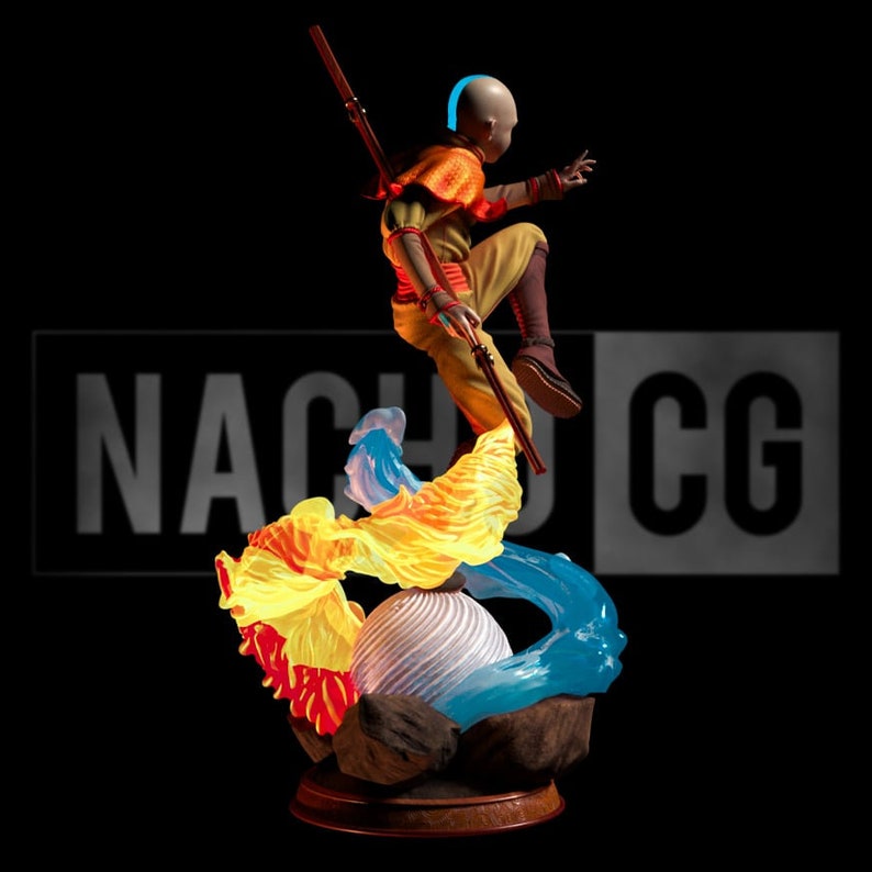 Airbending Master - 1/8 Scale High-quality Resin Model Kit - Model by ...