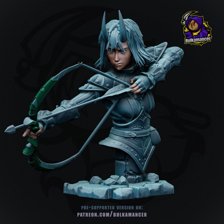 Arueshalae From Pathfinder: Wrath of the Righteous Bust & Full Figure ...