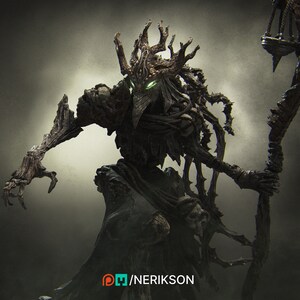 Famine Figure - the Four Horsemen Series | Nerikson's 3D Resin Model ...