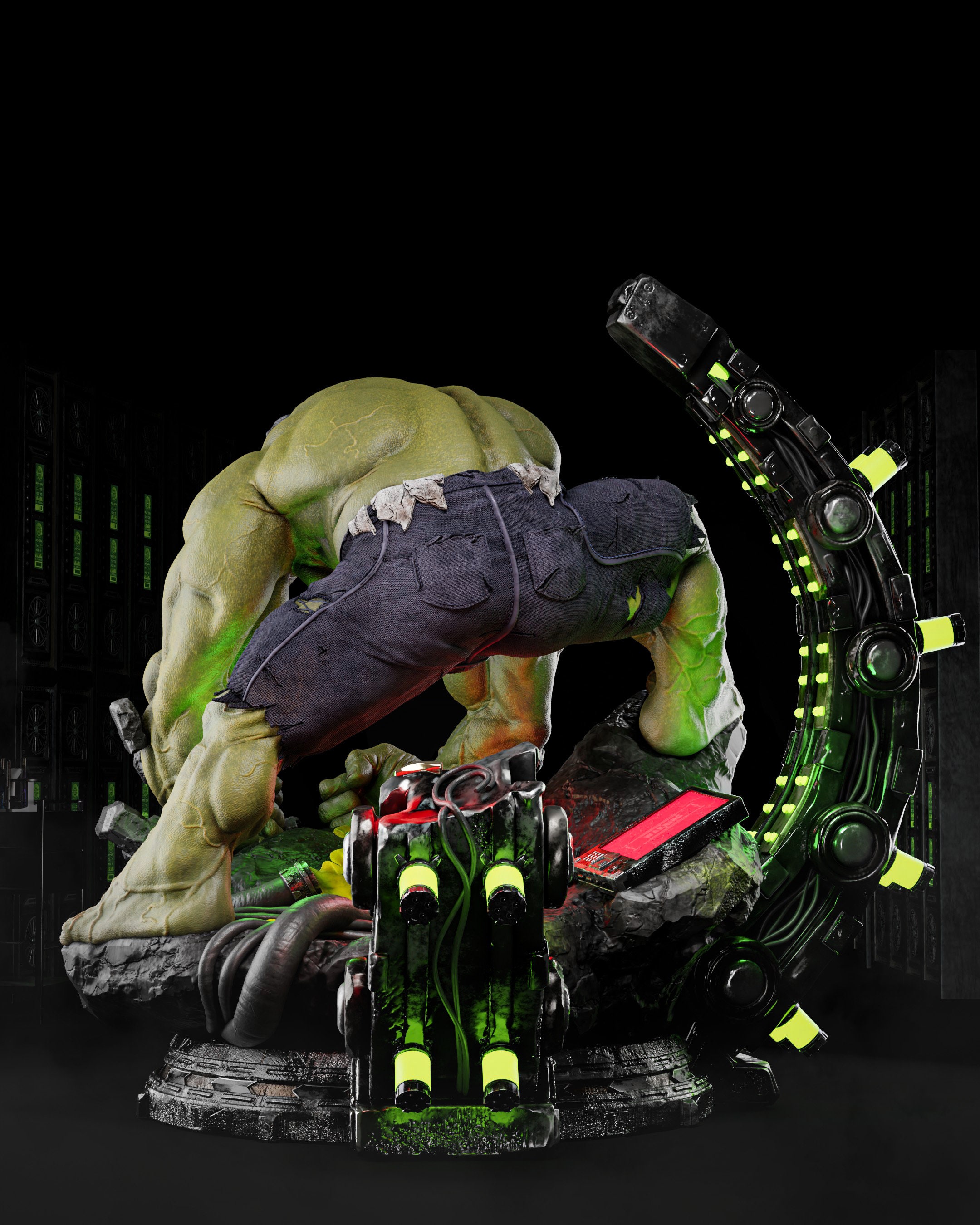Green Titan Model Kit - 1/6 Scale High-quality Tough Resin Figure by ...