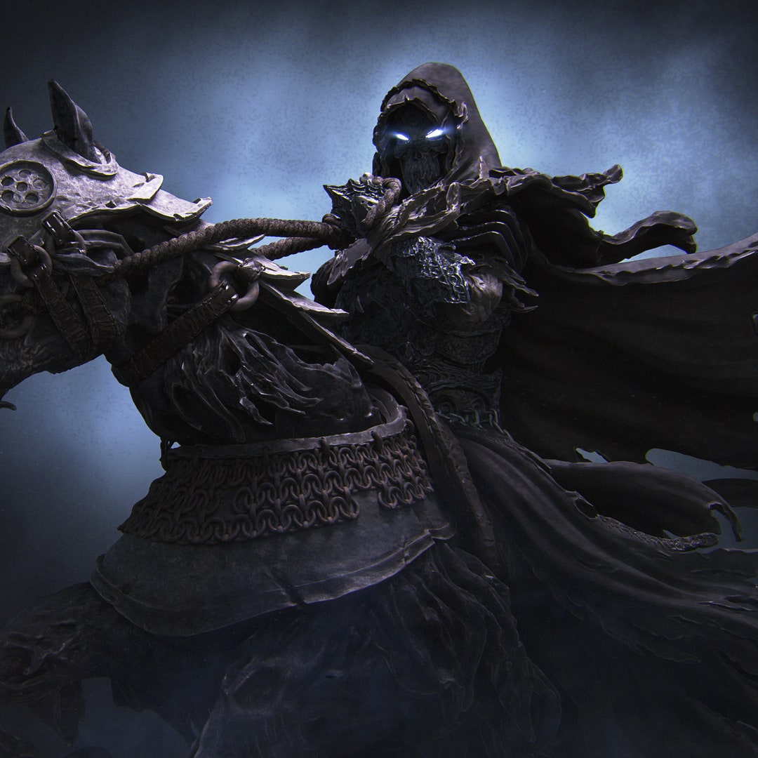 The Four Horseman: Death by Nerikson Tough Resin 3D Printed Model Full ...
