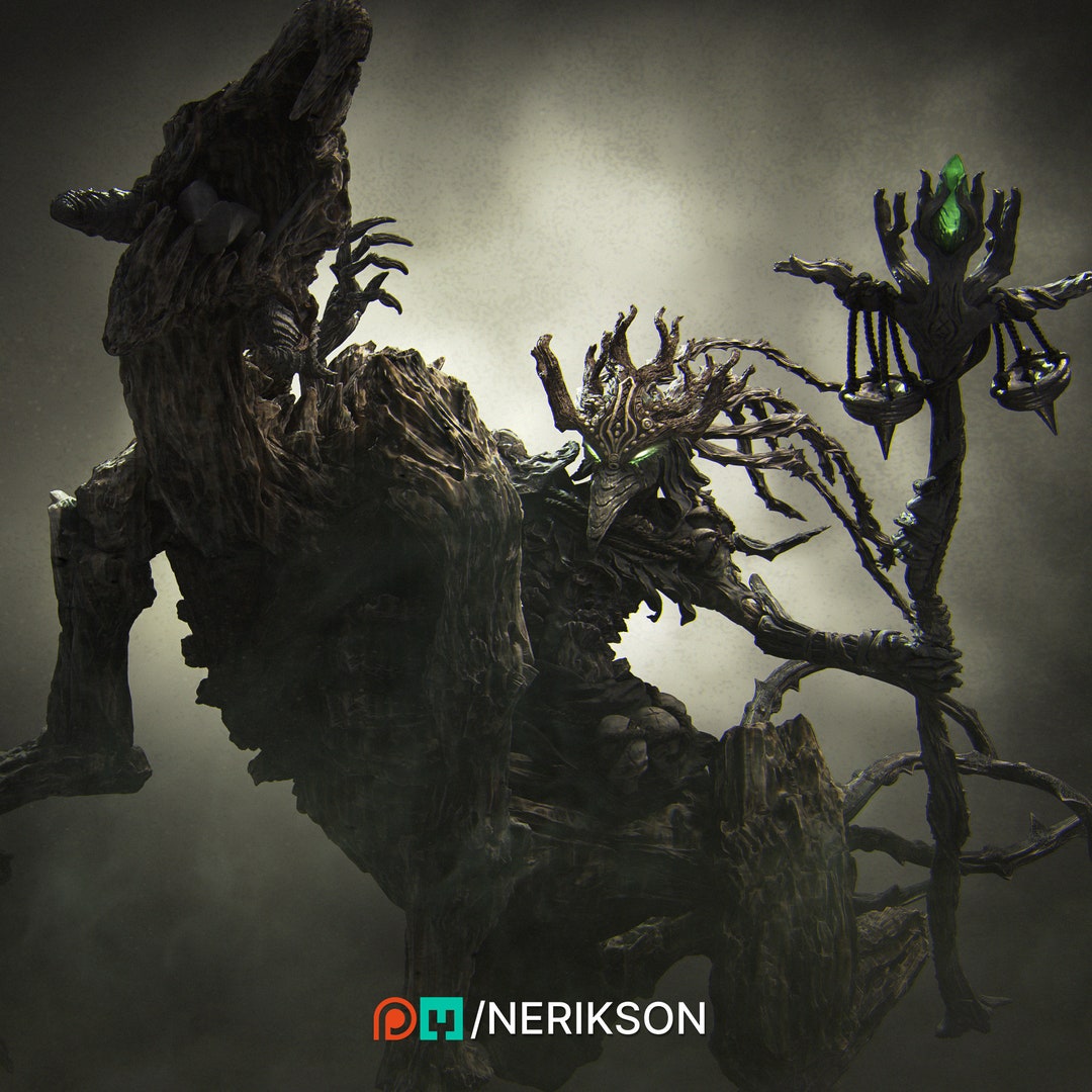 Famine Figure - the Four Horsemen Series | Nerikson's 3D Resin Model ...