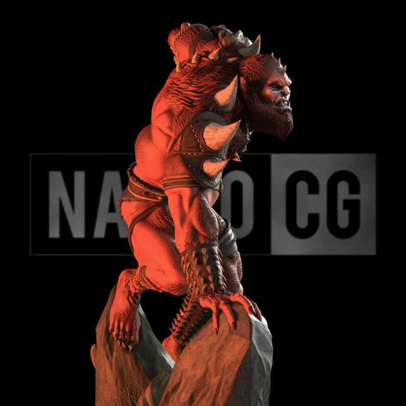Savage Beast Resin Model Kit – 1/8 Scale, Nachocg Design - Etsy