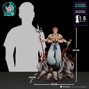 Sukuna Original Form Figure | Jujutsu Kaisen | Kaidan Sculpt | 1/6 ...