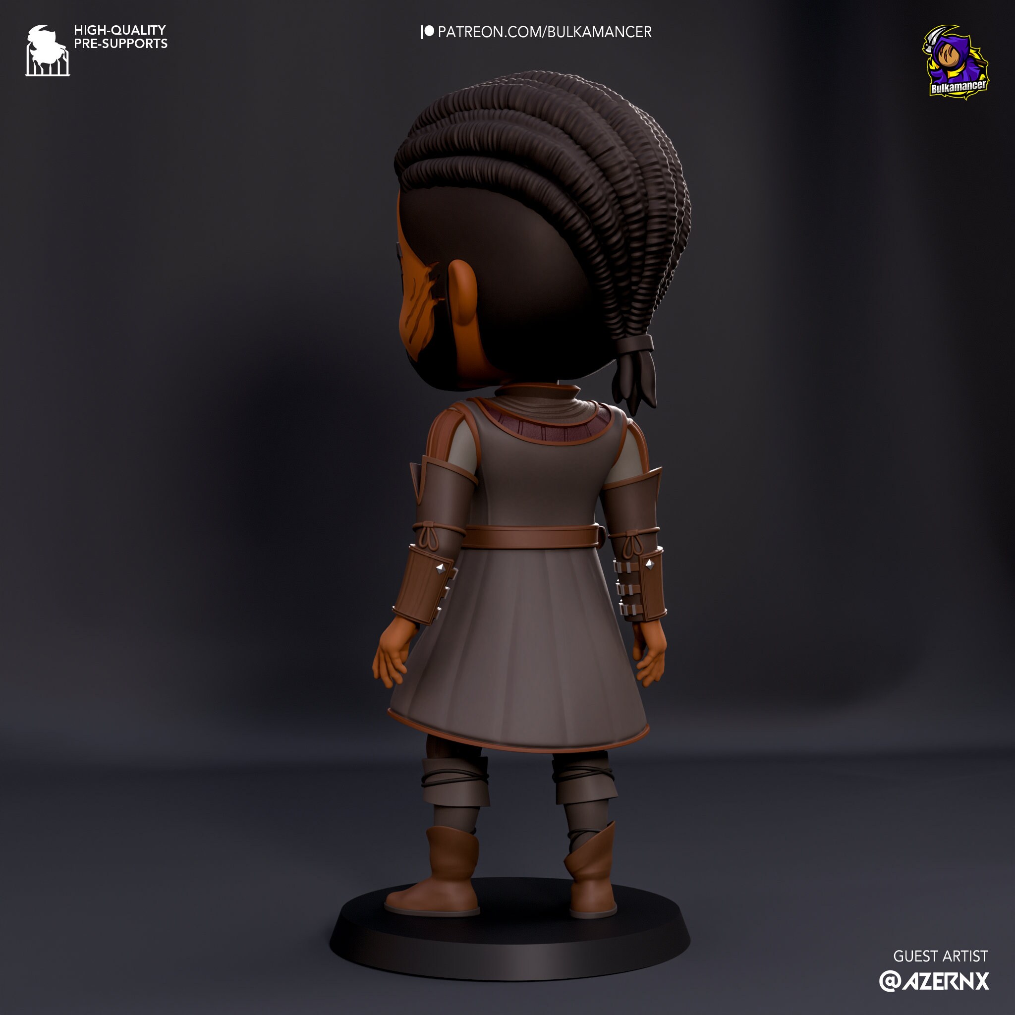 Chibi Wyll Heroic Spellcaster Baldur's Gate 3 3D - Etsy