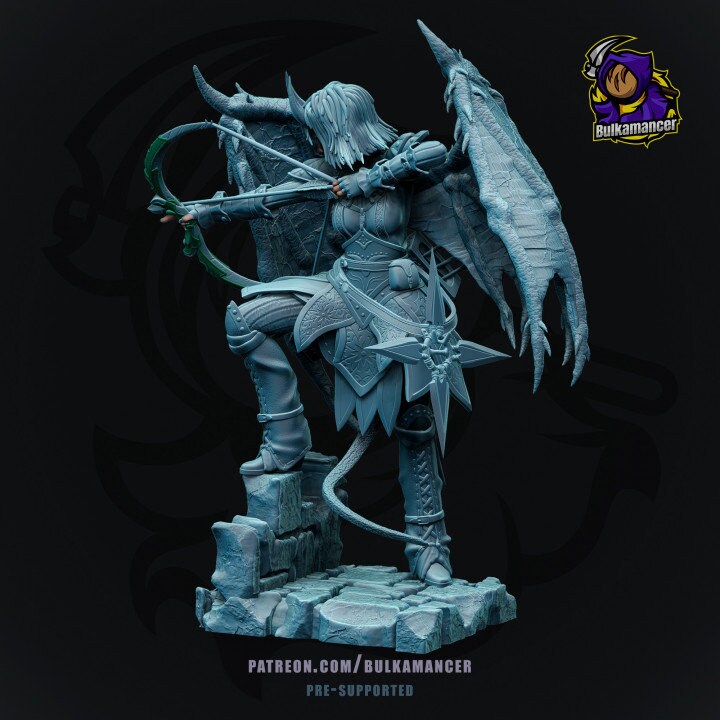 Arueshalae From Pathfinder: Wrath of the Righteous Bust & Full Figure ...