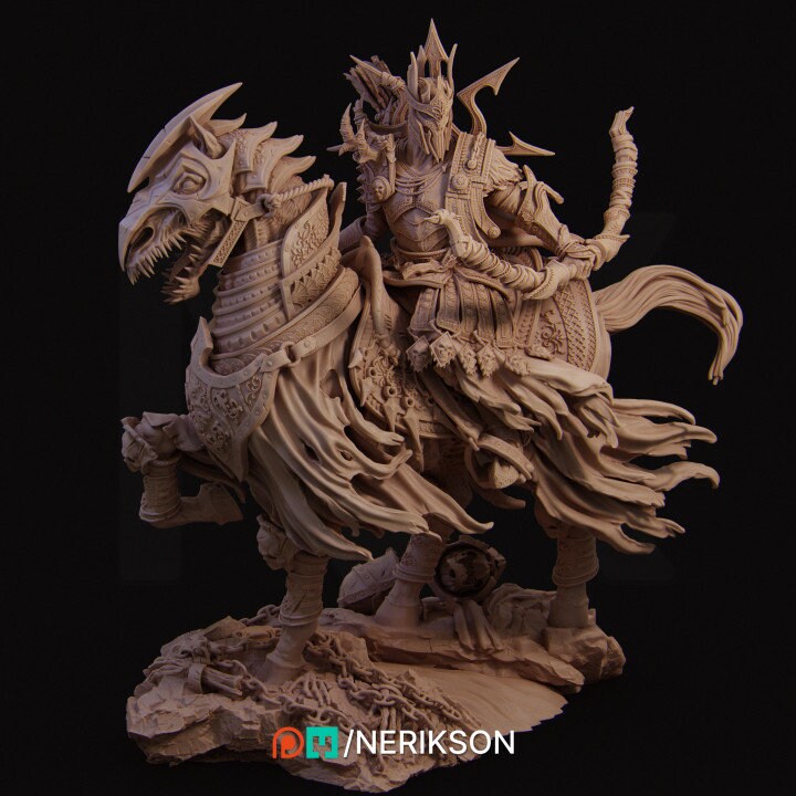 The Four Horsemen: Conquest - A Majestic Standalone 3D Resin Figure by ...