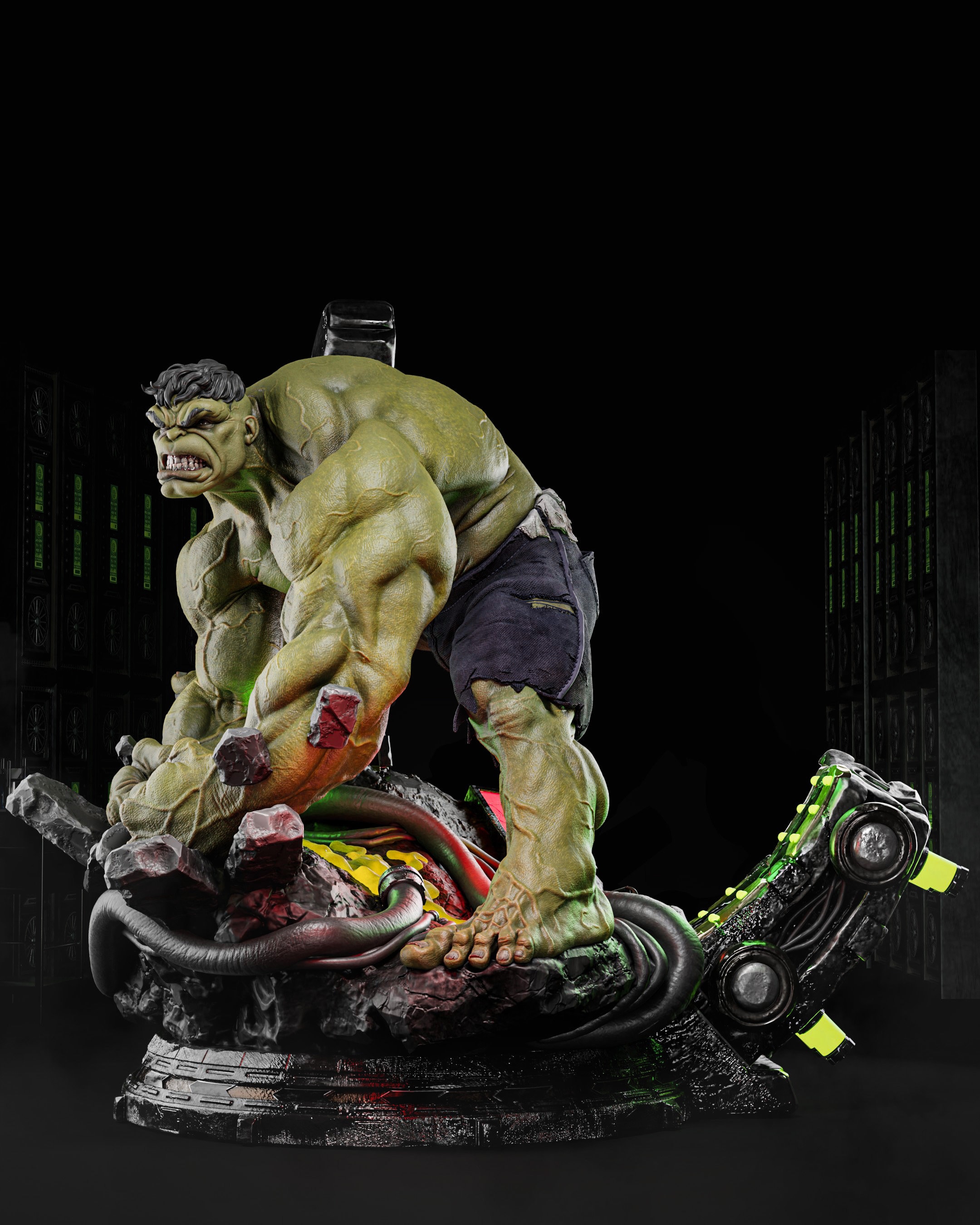 Green Titan Model Kit - 1/6 Scale High-quality Tough Resin Figure by ...