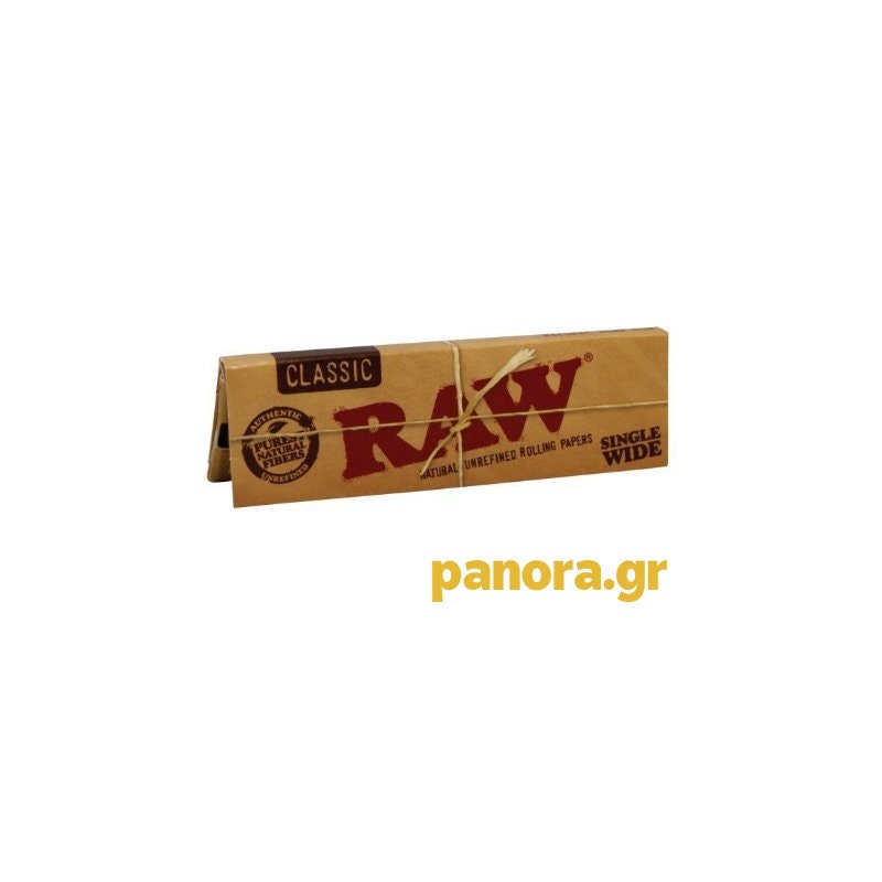 RAW 100 Booklets 2boxes Classic Single Wide X 50sheets Rolling Paper ...