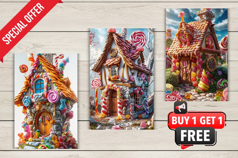 43 Gingerbread House Coloring Page Book, Printable PDF Sheets ...