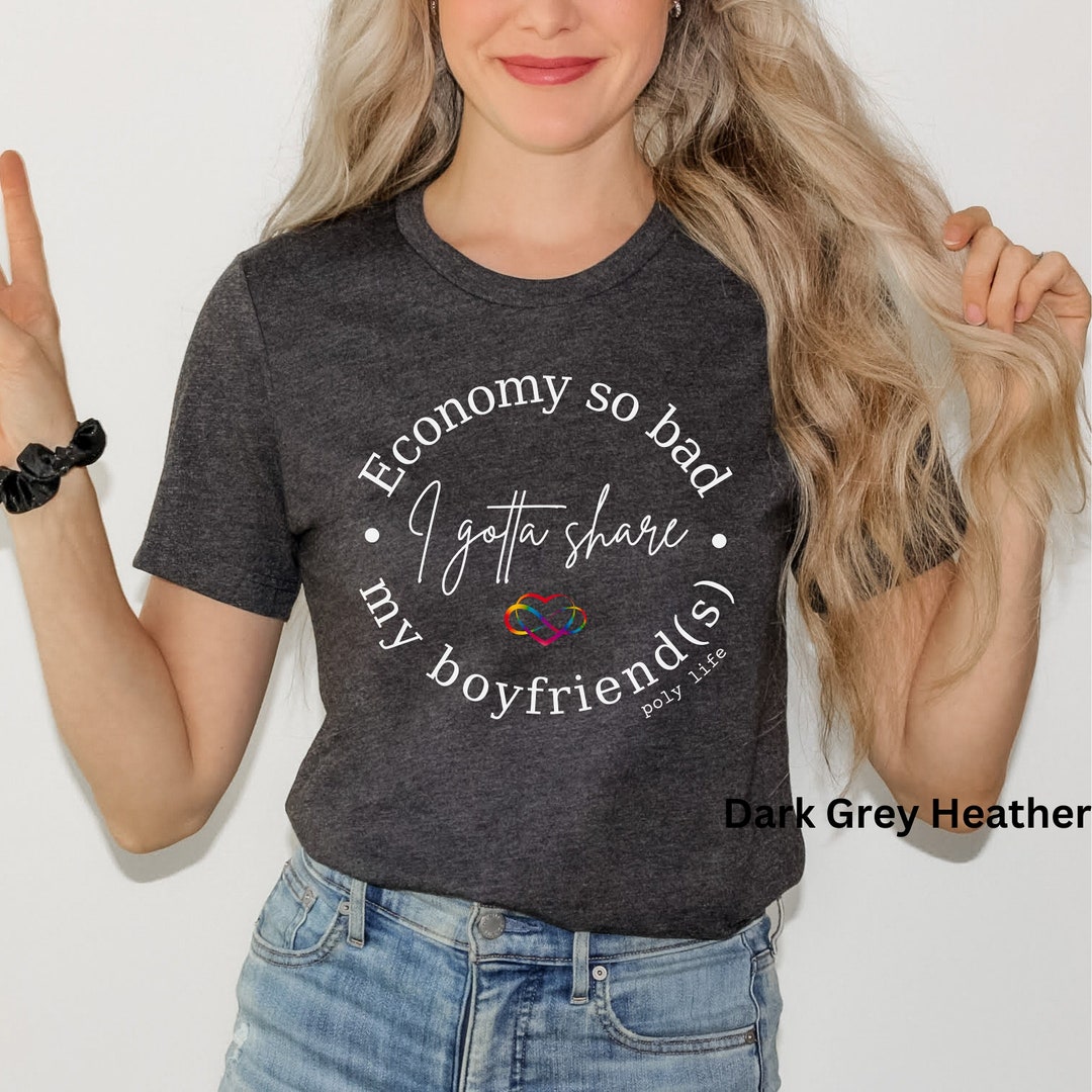 Polyamory Funny T-shirt, Infinity Heart Shirt, Gift for Polyamorous ...
