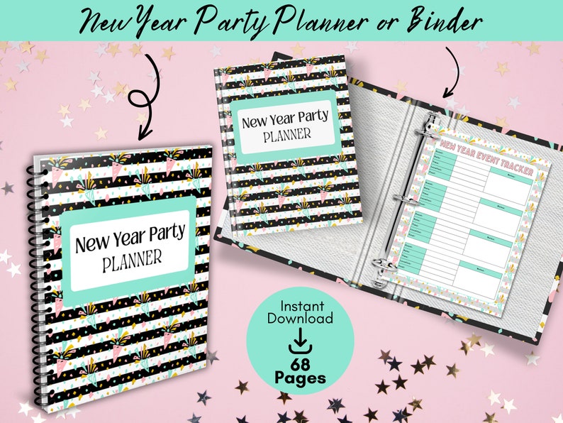 Printable New Year Party Planner - Etsy