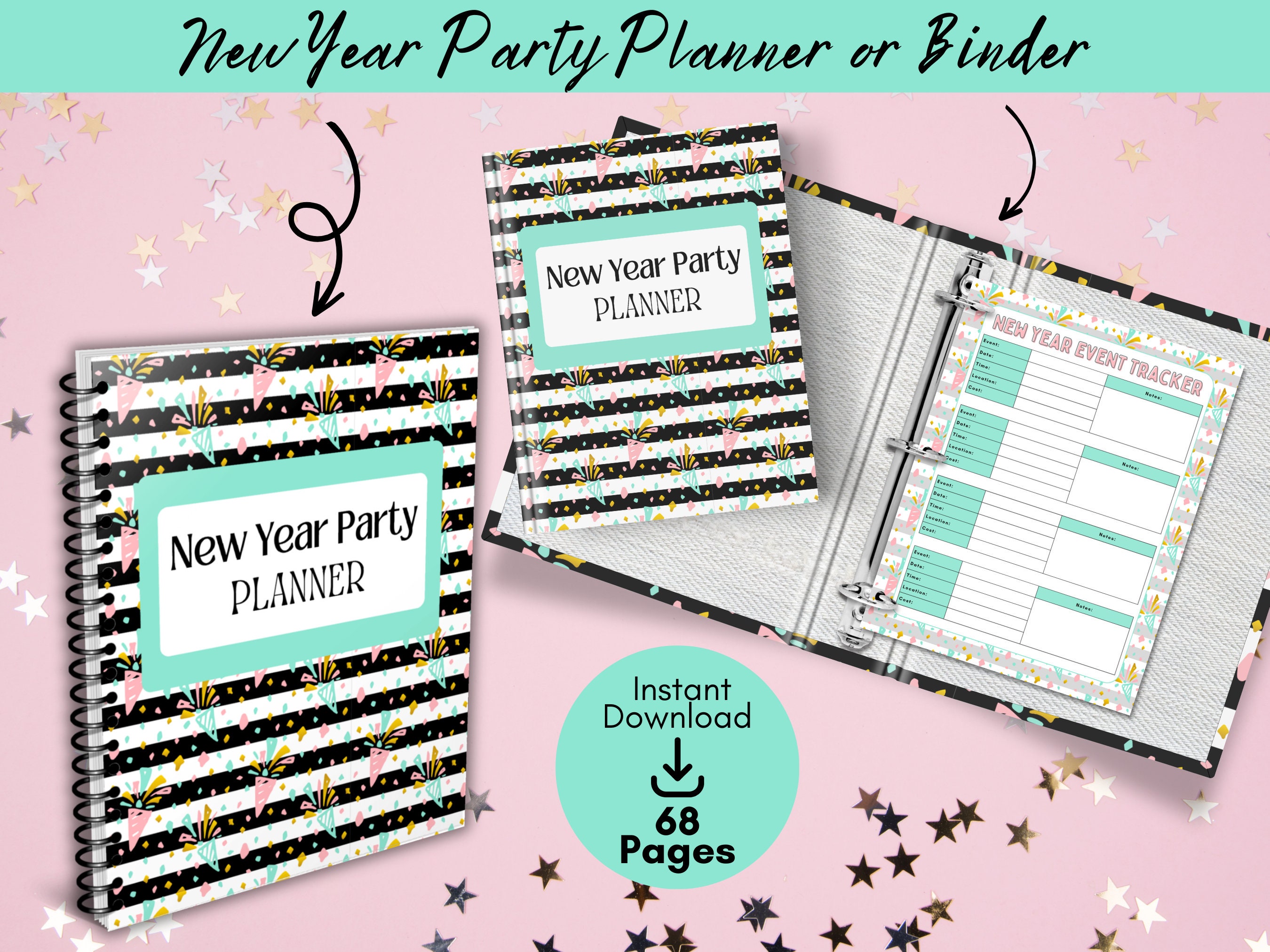 Printable New Year Party Planner - Etsy