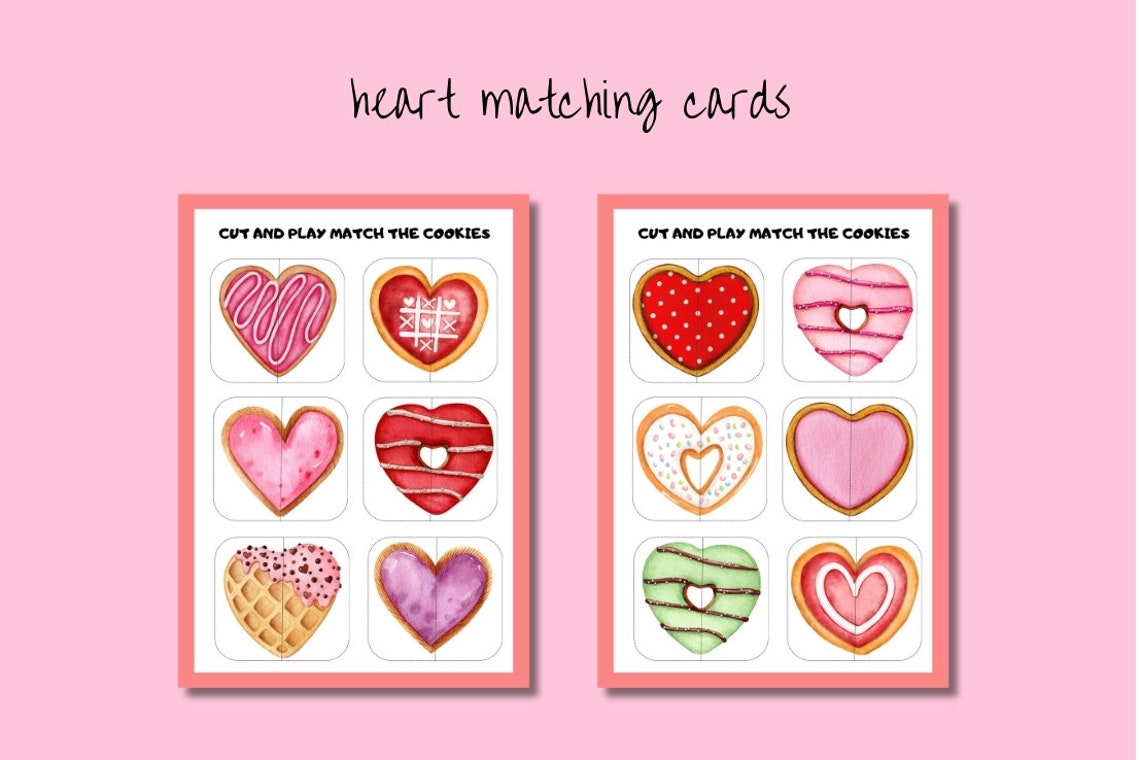Printable Valentine's Day Preschool Activity Bundle, Valentine Activity ...