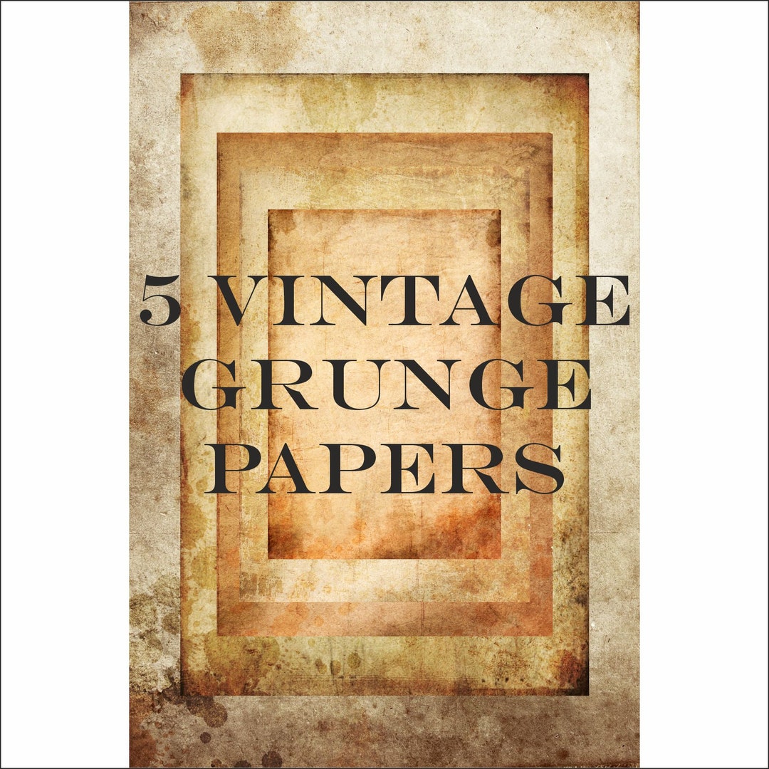 Vintage Parchment Paper, Digital Download Gift, Grunge Digital Paper ...