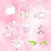 Pink Nursery Baby Stickers, Karam Fashion Baby Clipart, Watercolor Baby ...