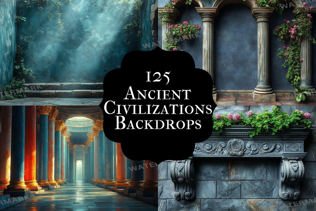 125 High-resolution Ancient Civilizations Photography Backdrops ...