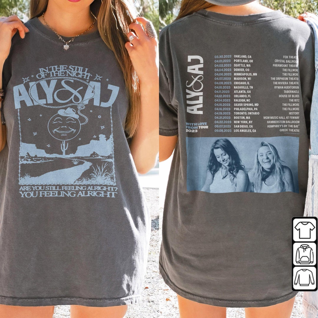 Aly and AJ With Love From Tour 2023 Shirt Aly & AJ Music - Etsy