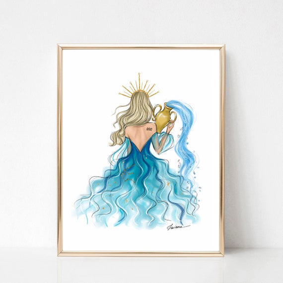 How to draw aquarius zodiac sign - Horoscopeaz.com