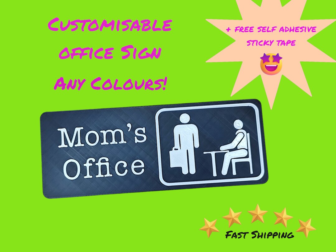 Customizable the Office Wall Sign, TV Show Door Plaque, 3D Printed ...