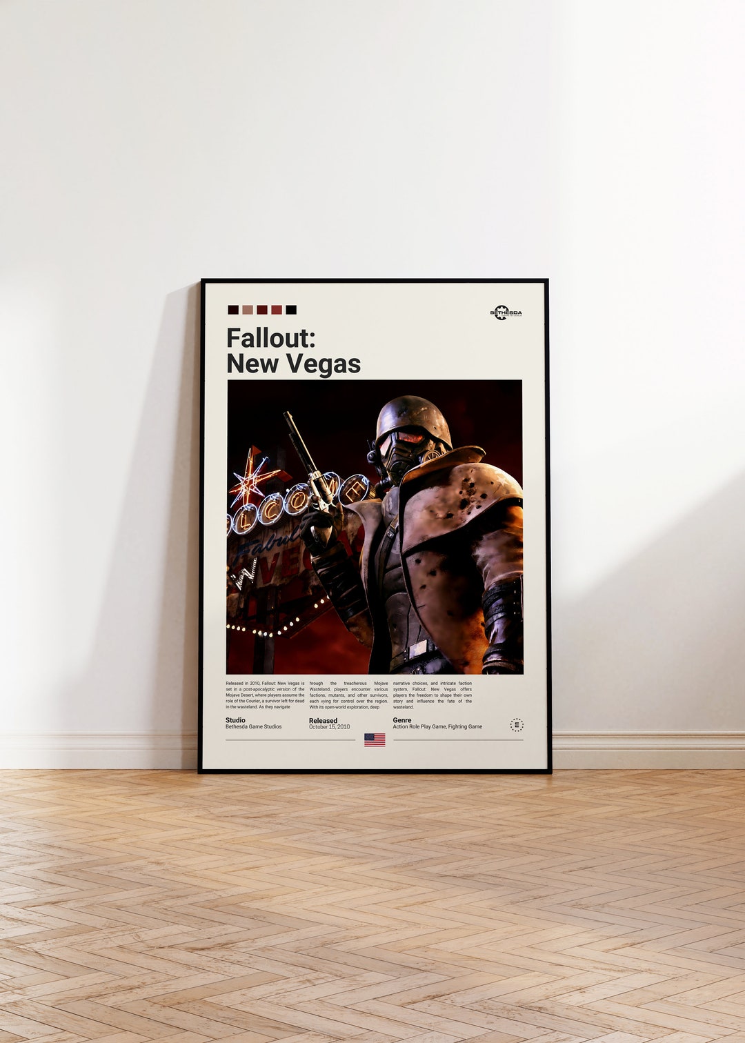 Fallout New Vegas Poster, Gaming Poster, Gaming Wandposter, Gaming ...