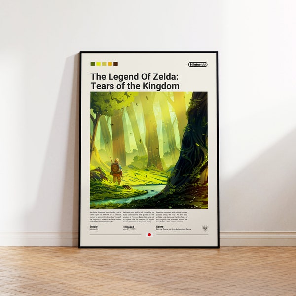 Zelda Poster - Etsy