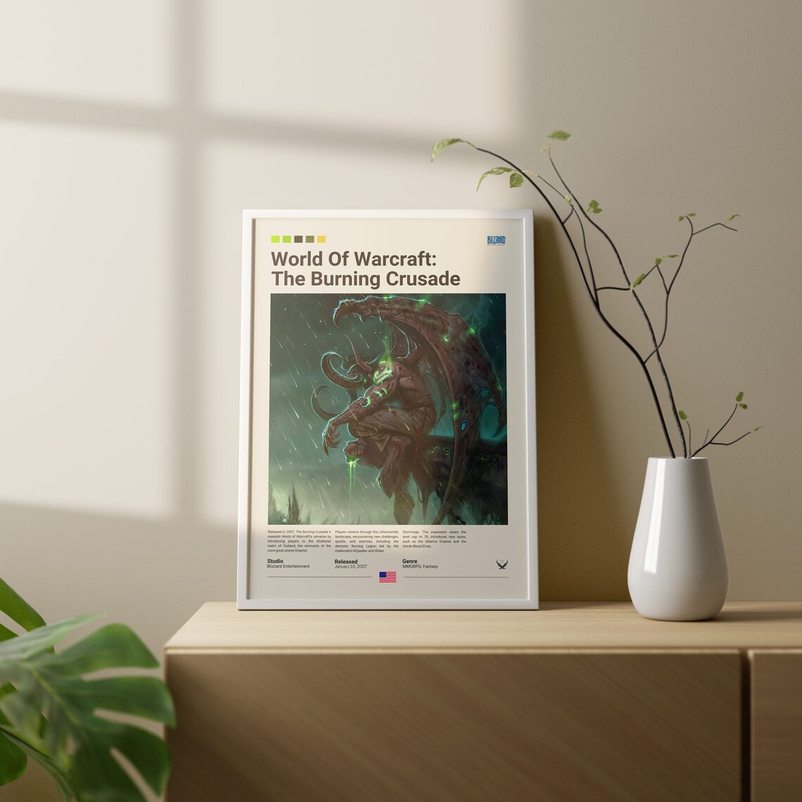 World of Warcraft Poster, the Burning Crusade Poster, Gaming Room ...