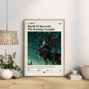 World of Warcraft Poster, the Burning Crusade Poster, Gaming Room ...