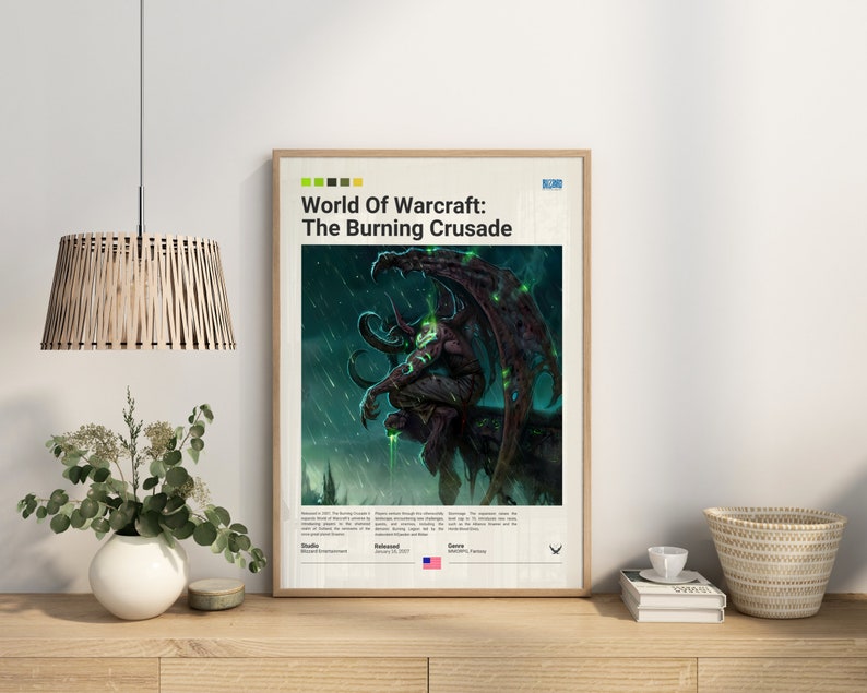 World of Warcraft Poster, the Burning Crusade Poster, Gaming Room ...