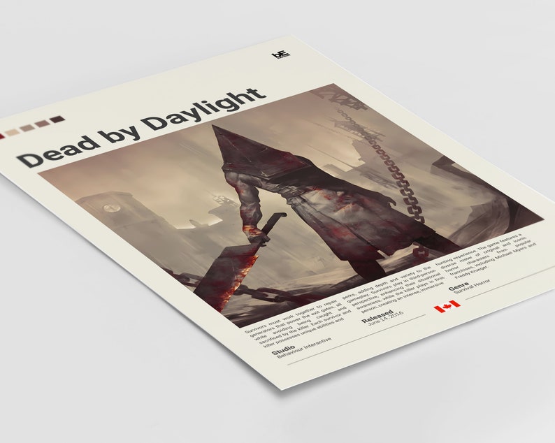 Dead by Daylight Poster, DBD Poster, Gaming Room Poster, Gaming Wall ...