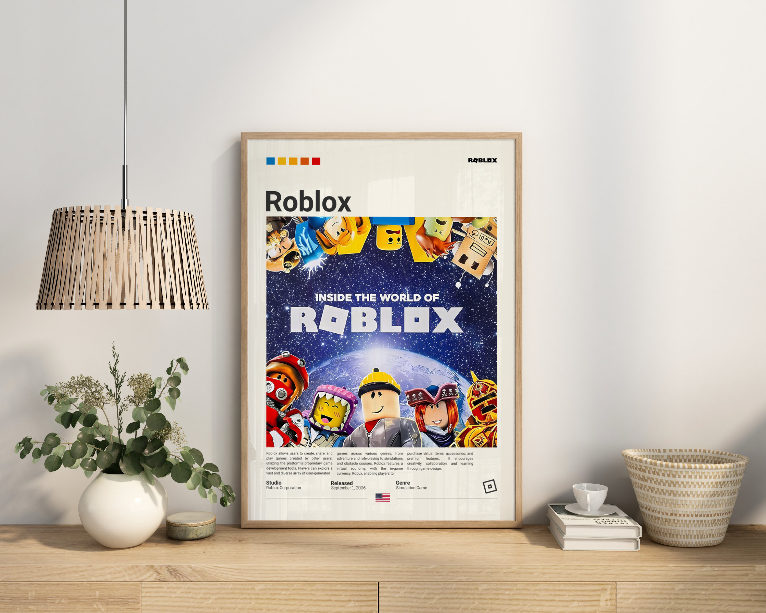 Roblox Poster, Gaming Room Poster, Gaming Wall Poster, Gaming Print ...