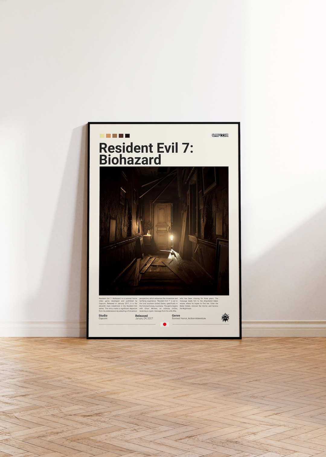 Resident Evil 7 Poster, Gaming Poster, Gaming Wandposter, Gaming Poster ...