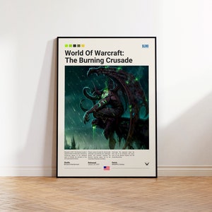 World of Warcraft Poster, the Burning Crusade Poster, Gaming Room ...